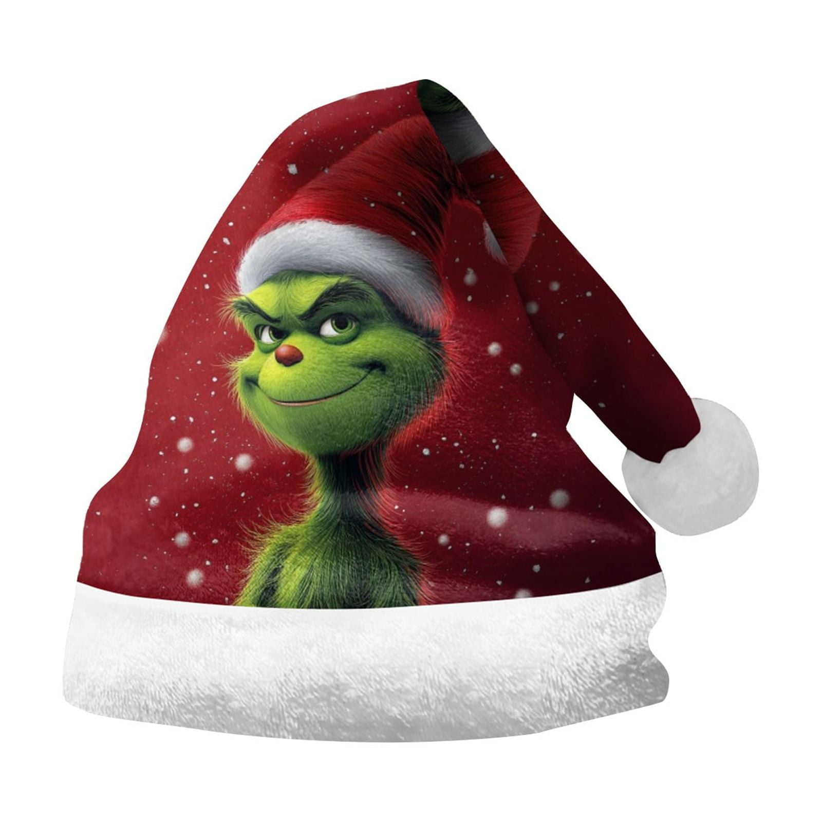 Besthm Grinch Classic Christmas Hat, Steal Christmas Print Classic ...