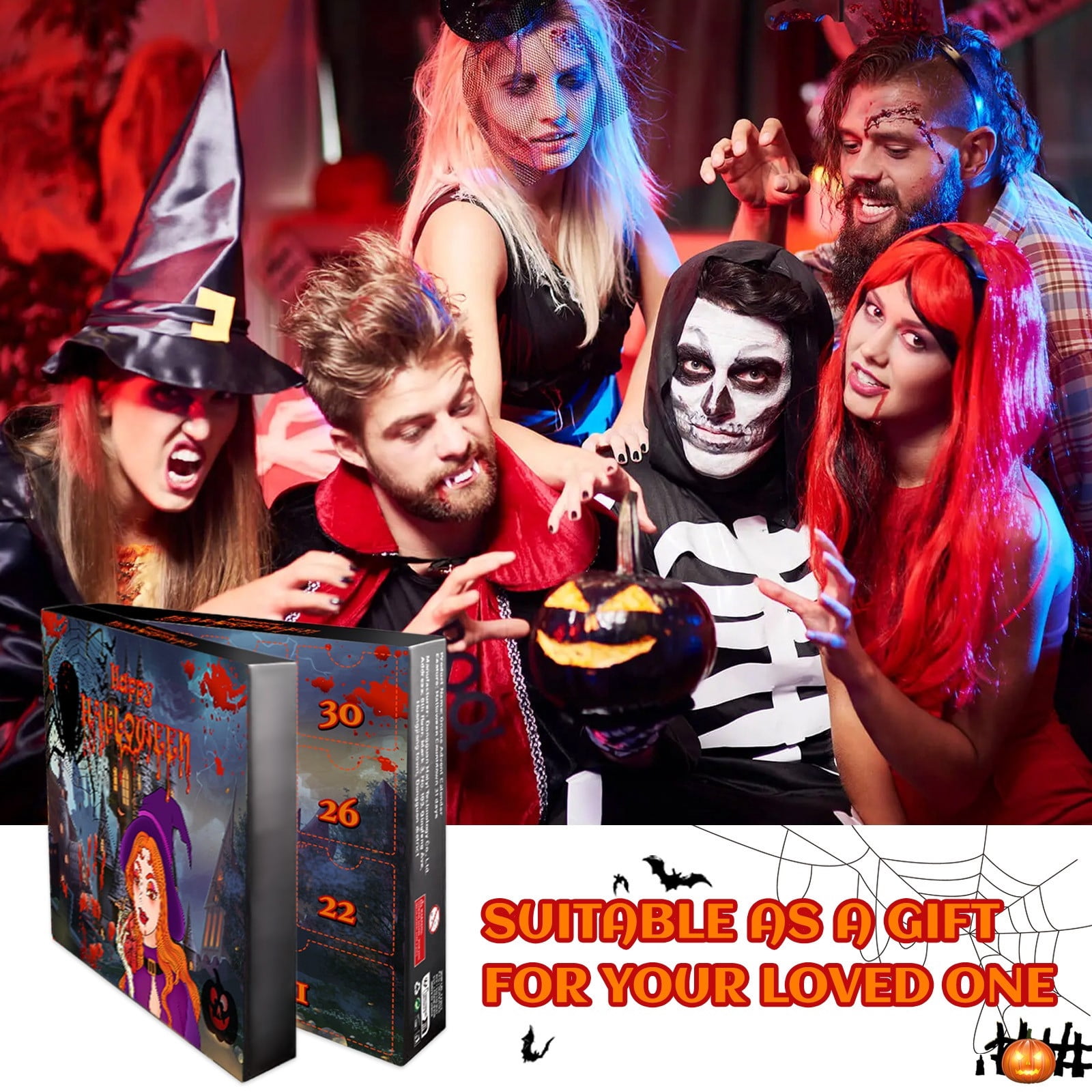 Besthm Halloween Advent Calendar 2025, 24 Day Halloween Countdown ...