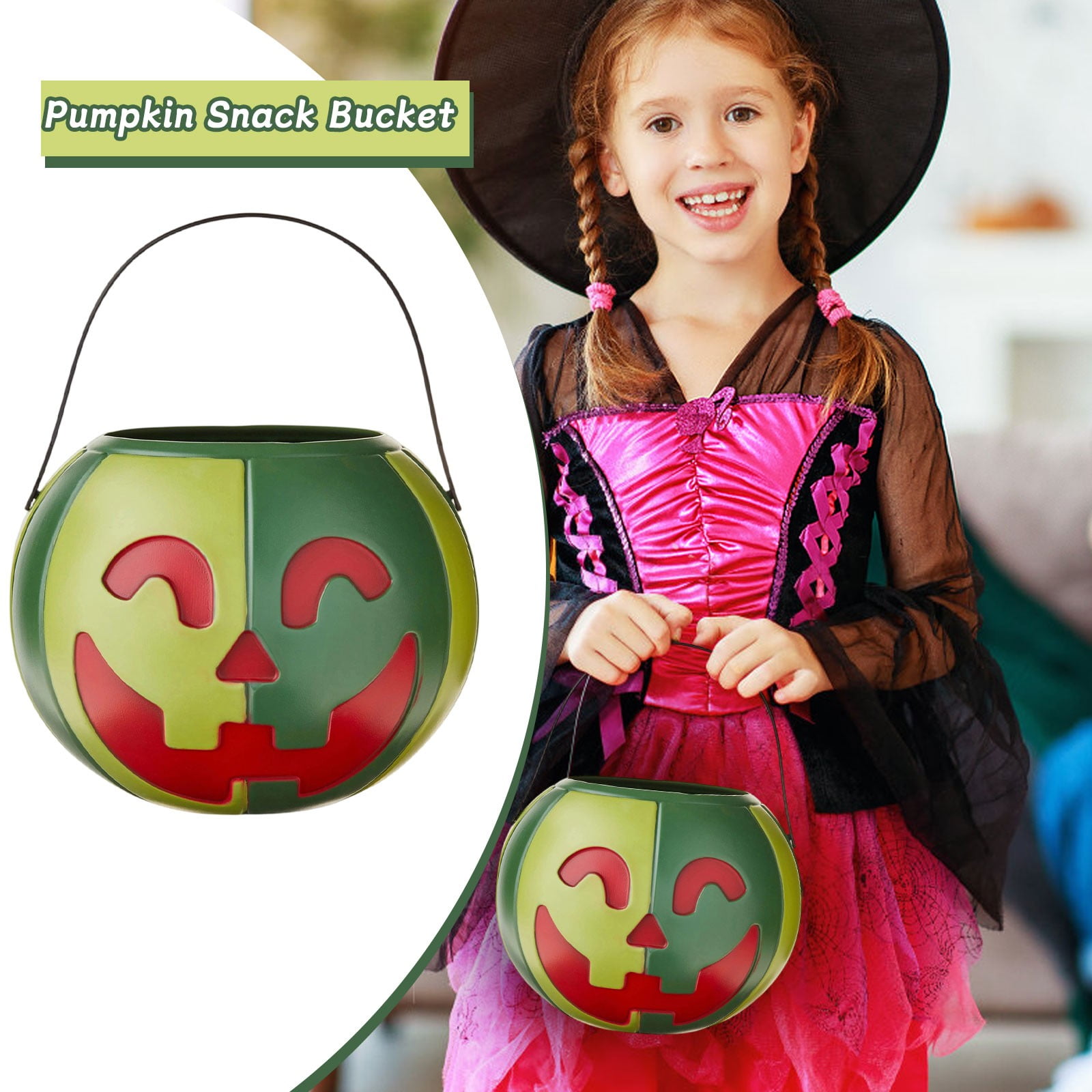 Besthm Halloween Bucket 8In Halloween Decorations Party Favors ...