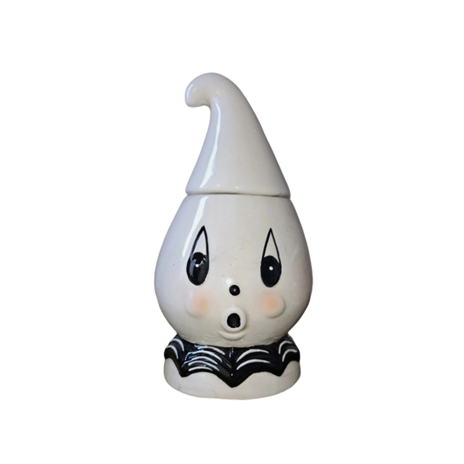 Besthm Halloween Ghost Boo Snack Bowl 7 Inch, Halloween Candy Holder ...