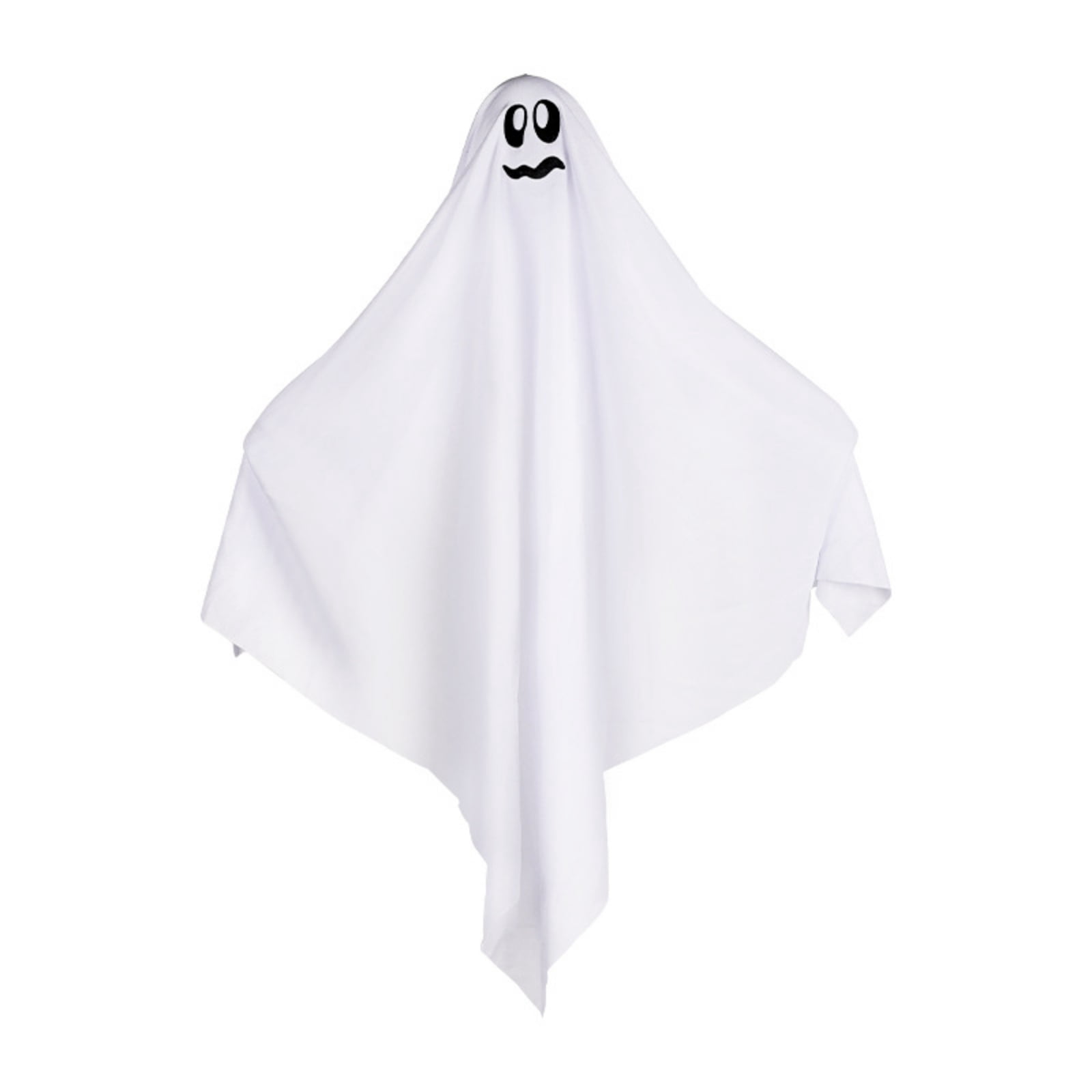 Besthm Halloween Hanging Ghosts Decor 26.7 inches, White Cloth Flying ...
