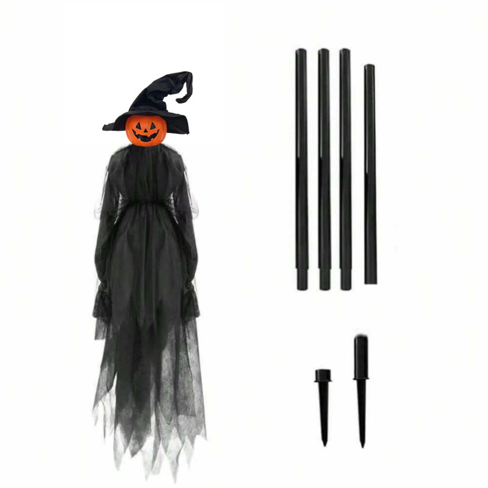 Besthm Outdoor Witches Halloween Decorations 1 PCS, Sound-Activated ...