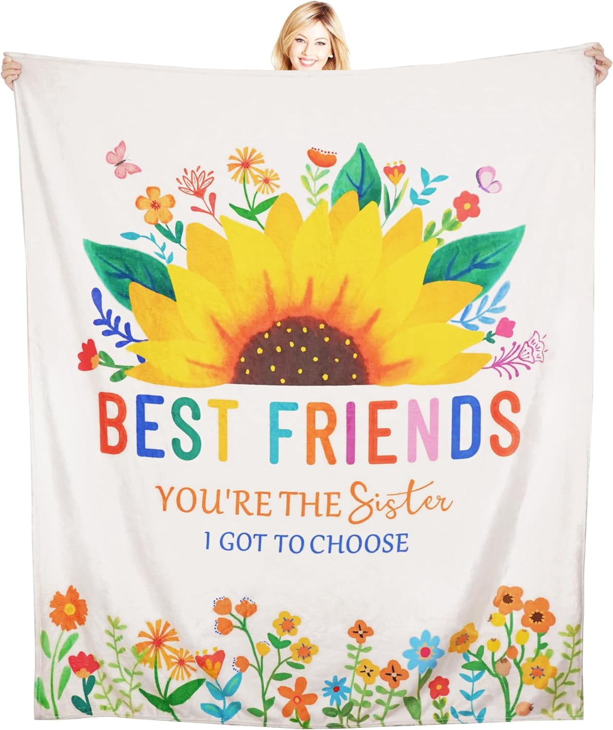 to My Bestie Blanket Best Friend Blanket, Friends Blanket for BFF Gifts ...