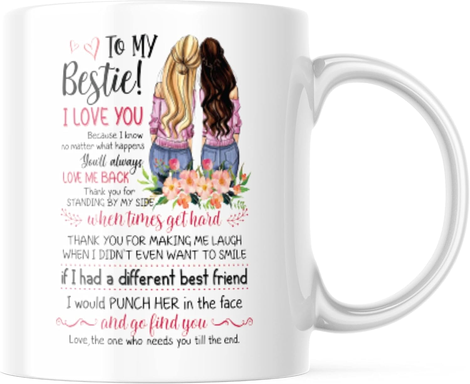 To My Bestie Coffee Mug, Best Friends or Birthday Gifts for Soul Sister ...