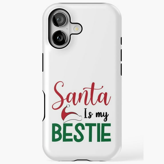 Bestie Holiday Cheer Fun Winter Design with iPhone 17 through 11 Pro ...