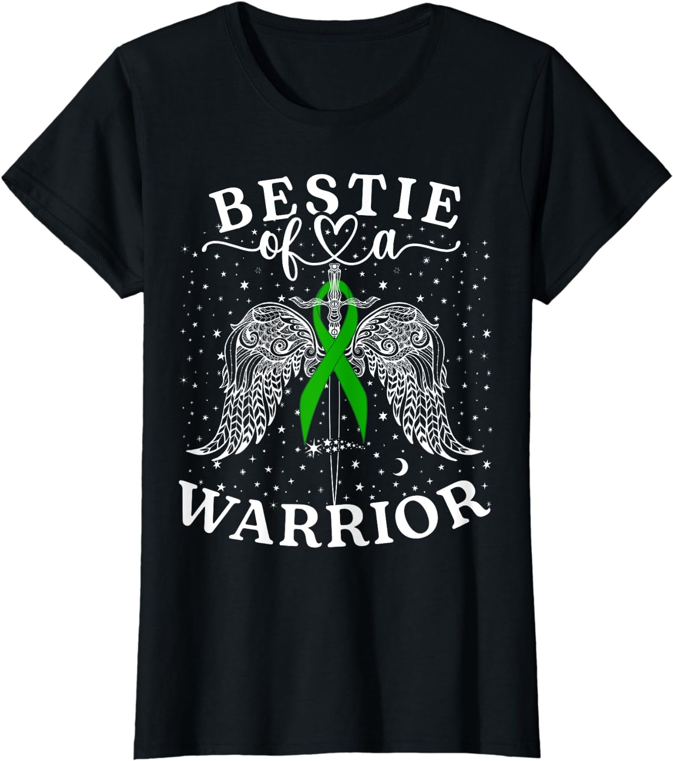 Bestie Of A Warrior Liver Cancer Awareness Support Squad T-Shirt ...