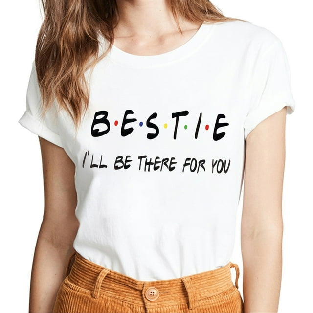 Bestie Shirt Best Friend Shirts Casual Graphics Shirt Short Sleeve ...