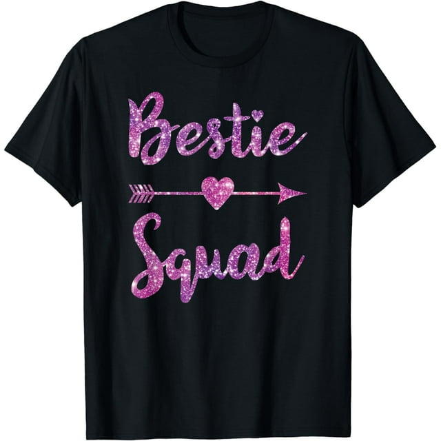 Bestie Squad Best Friends Fun BFF Matching Couple Girls Trip T-Shirt ...