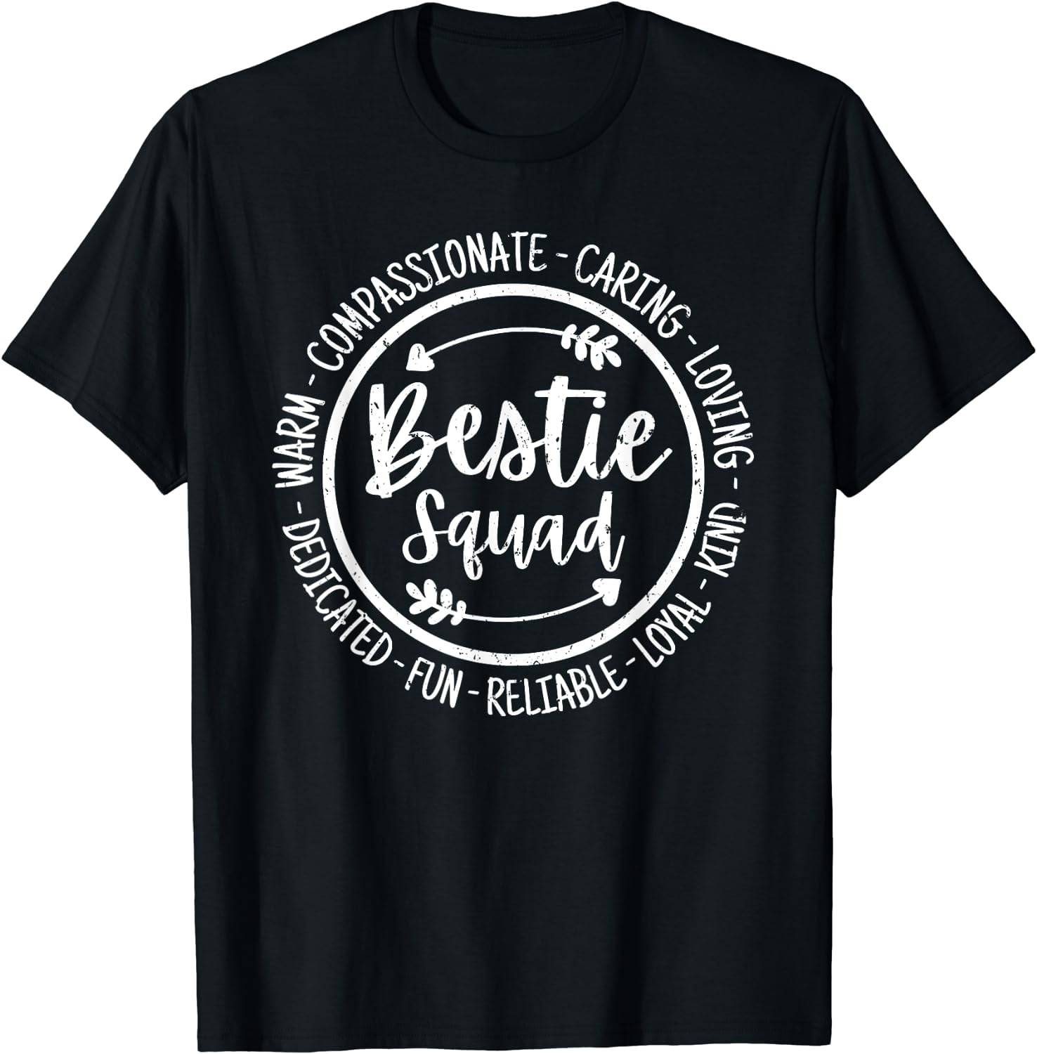 Bestie Squad Besties Life Best Friends Friendship Vintage T-Shirt ...