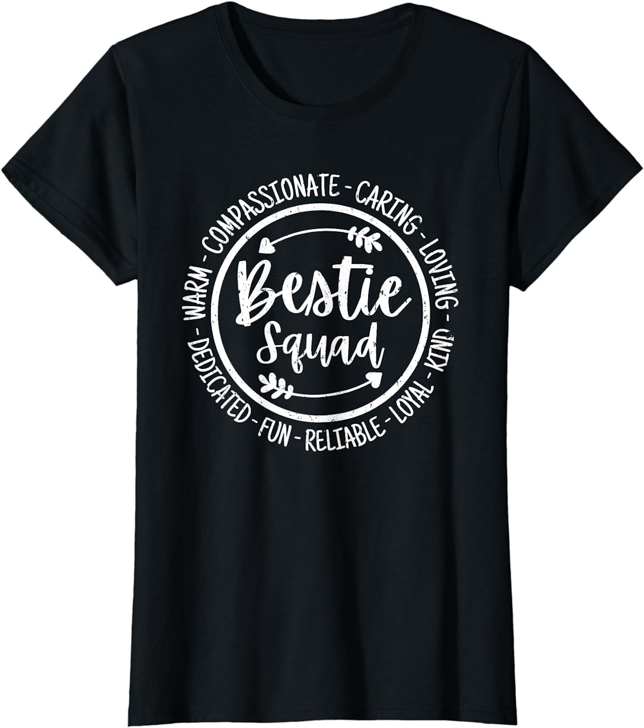 Bestie Squad Besties Life Best Friends Friendship Vintage T-Shirt ...