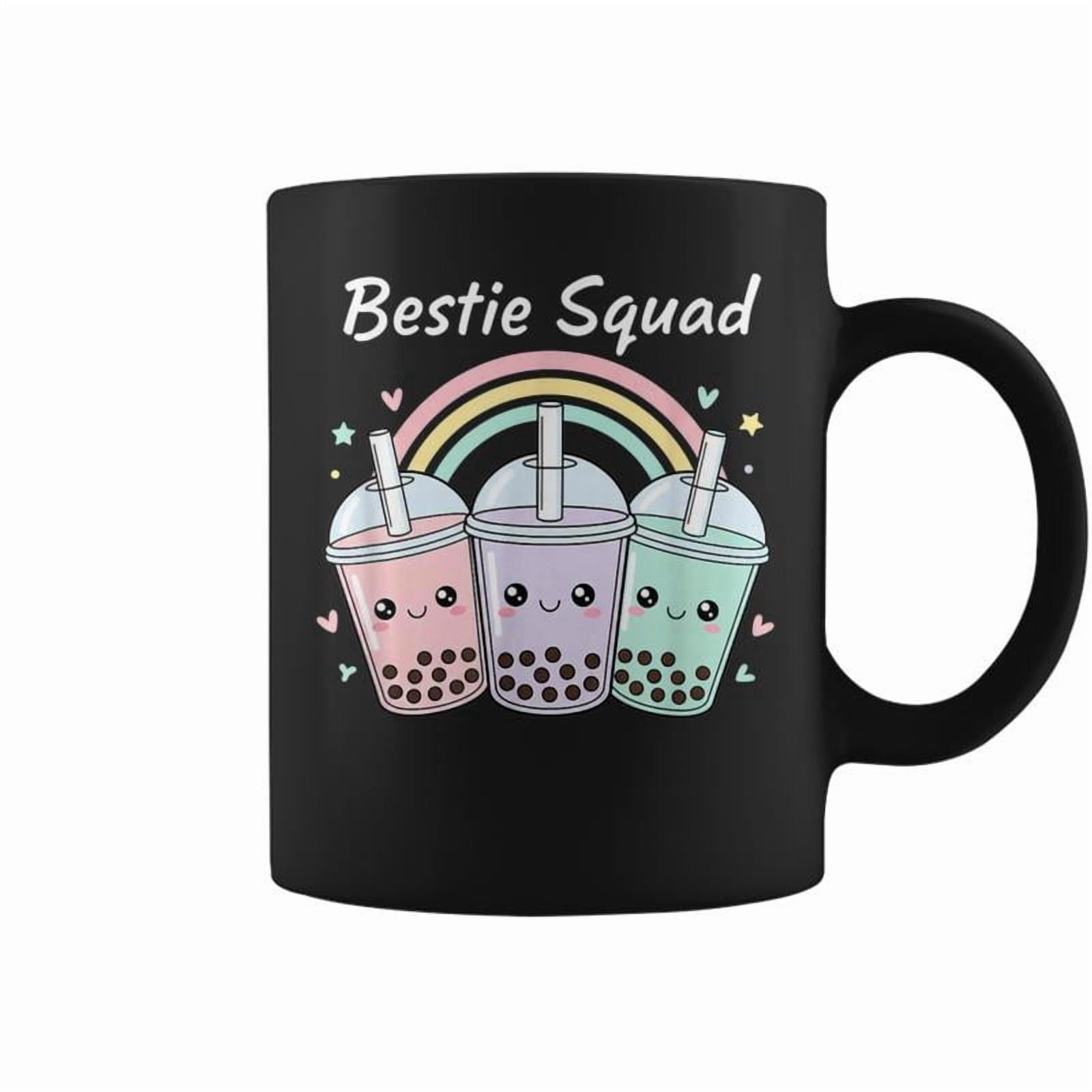 Bestie Squad Bubble Tea Boba Friends Cute Girls Kawaii Coffee Mugs ...