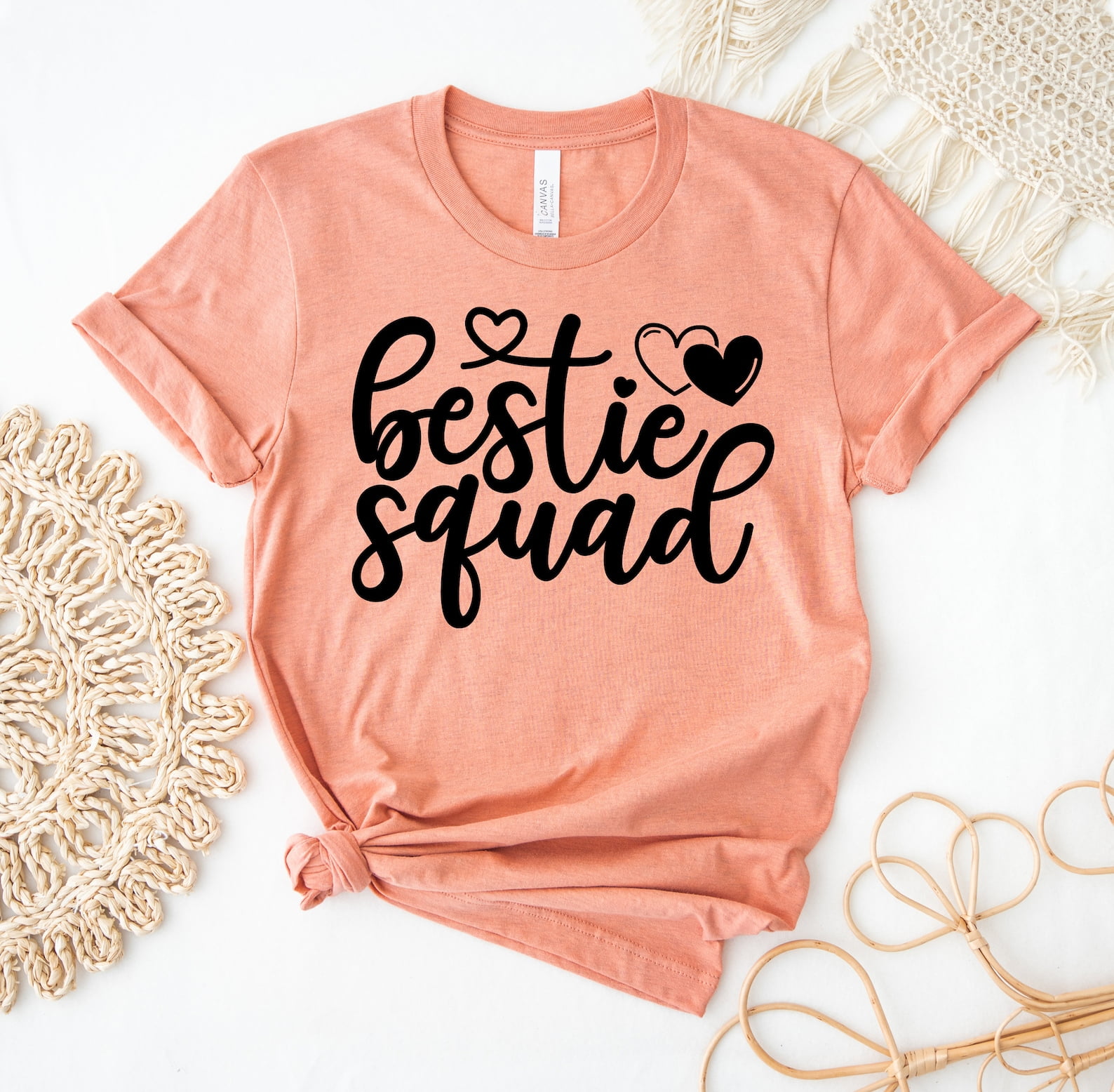 Bestie Squad T-shirts Shirt Friendship Tee Bff Gift Best Friends ...