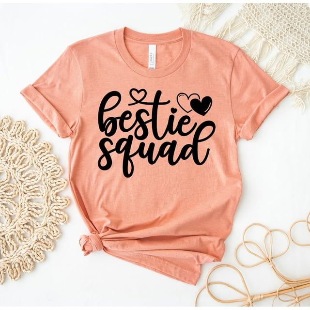 Bestie Squad T-shirts Shirt Friendship Tee Bff Gift Best Friends ...