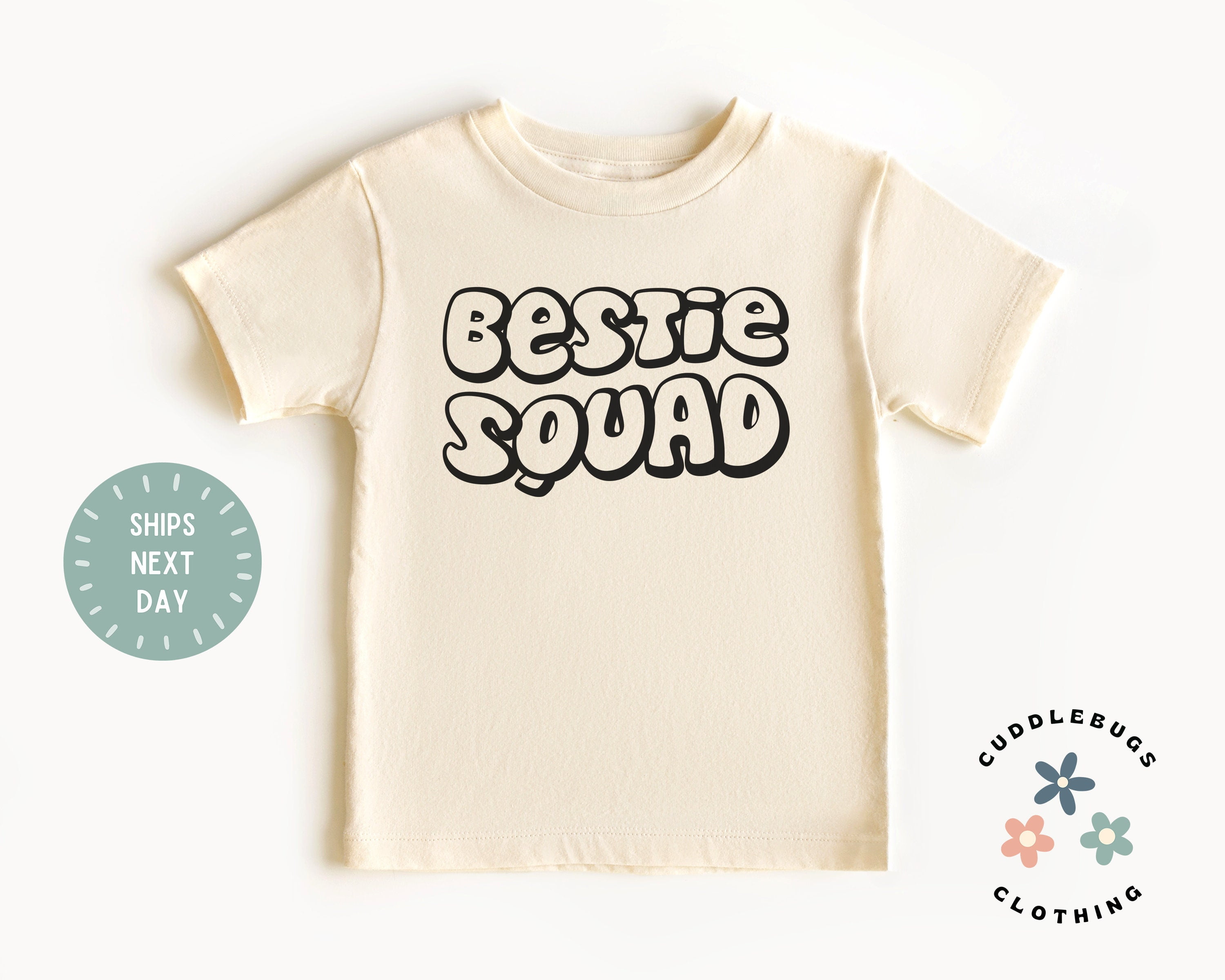 Bestie Squad Toddler Girl Shirt, Best Friends Kids Tee, Bff Shirts ...