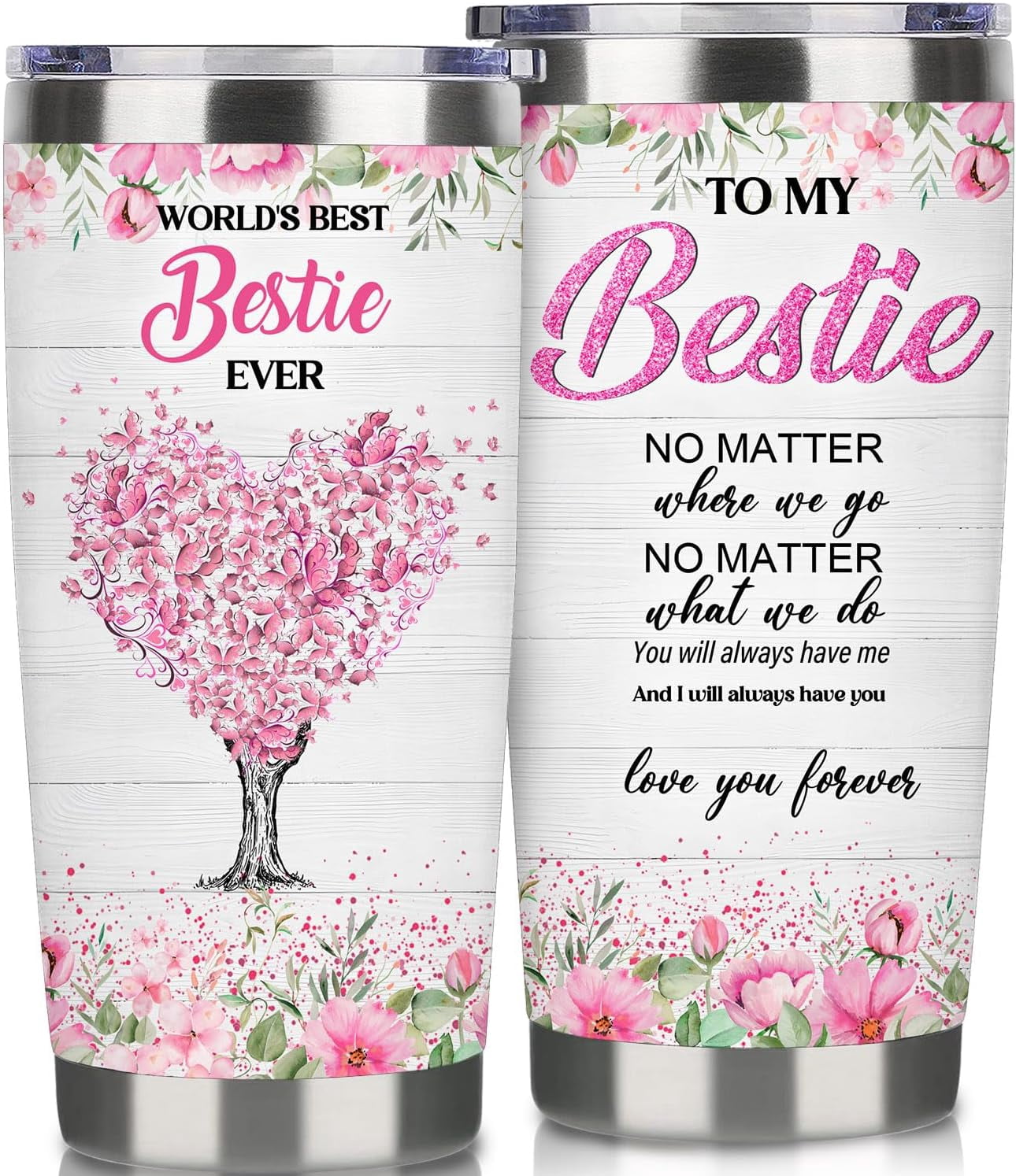 Bestie Tumbler for Bestie Gift -20 oz Coffee Cup Friendship Gifts from ...