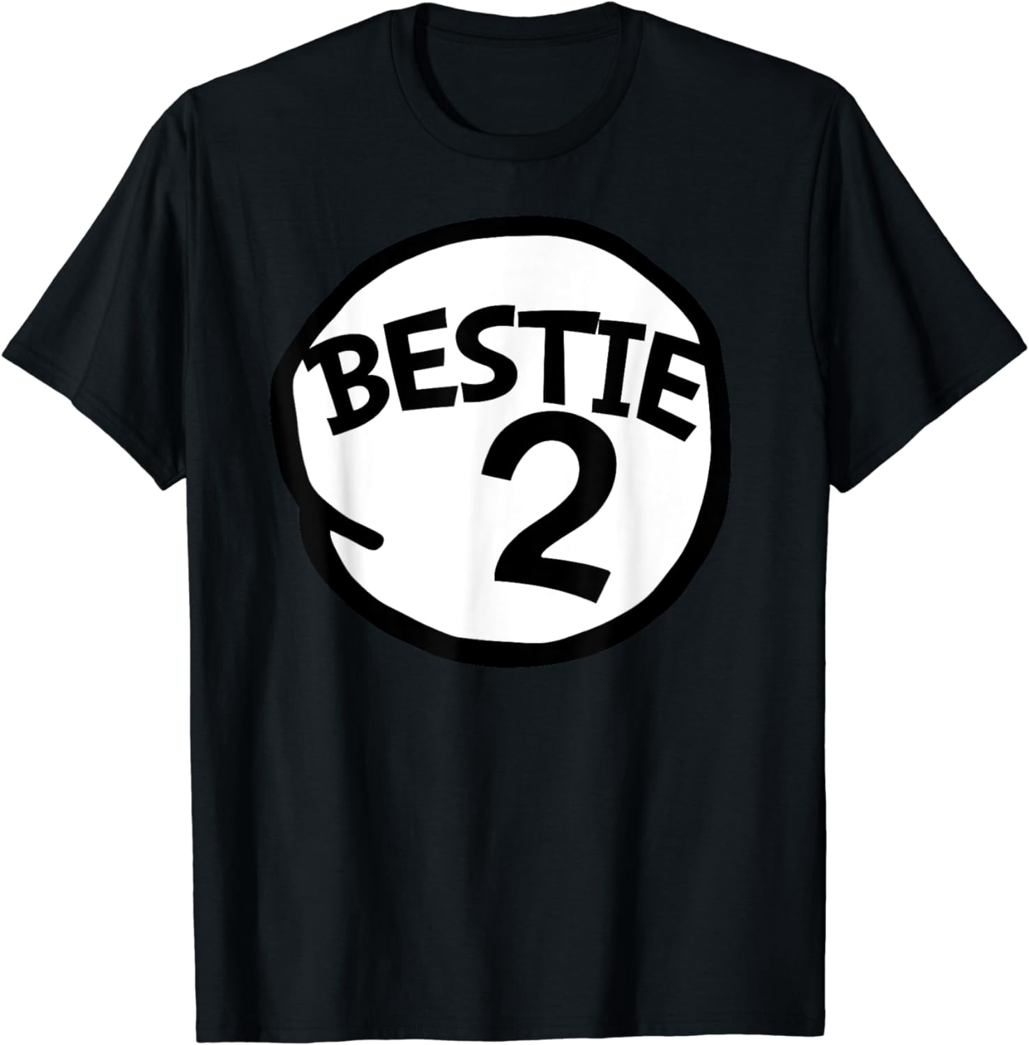 Bestie number 2 Matching group Bestie 2 T-Shirt - Walmart.com