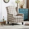 Bestier Classic Upholstered Push Back Recliner with Wing Back - Walmart.com