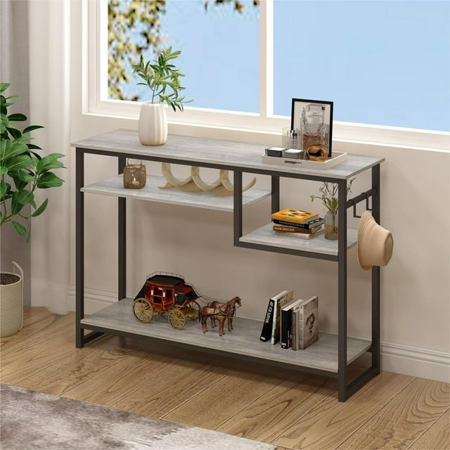 Bestier Narrow Console Table Buffet Sideboard Side Desk Entryway Table ...