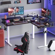 VersaDesk® Powerlift 60" x 60" L-Shaped Standing Desk Workstation ...