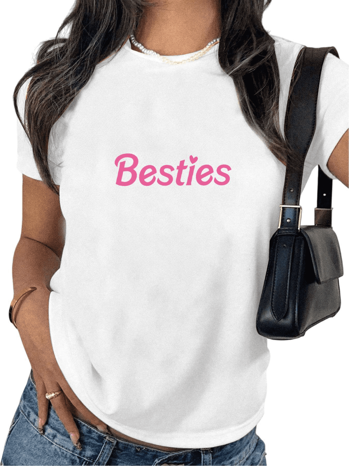 Besties Best Friend Definition T Shirt, Cute Minimalist Design, Women's ...