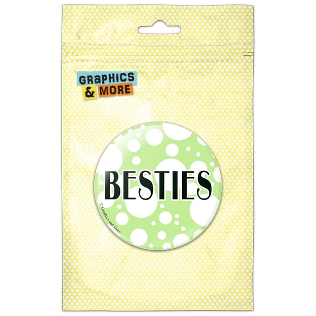 Besties Best Friends Refrigerator Button Magnet - Walmart Business Supplies