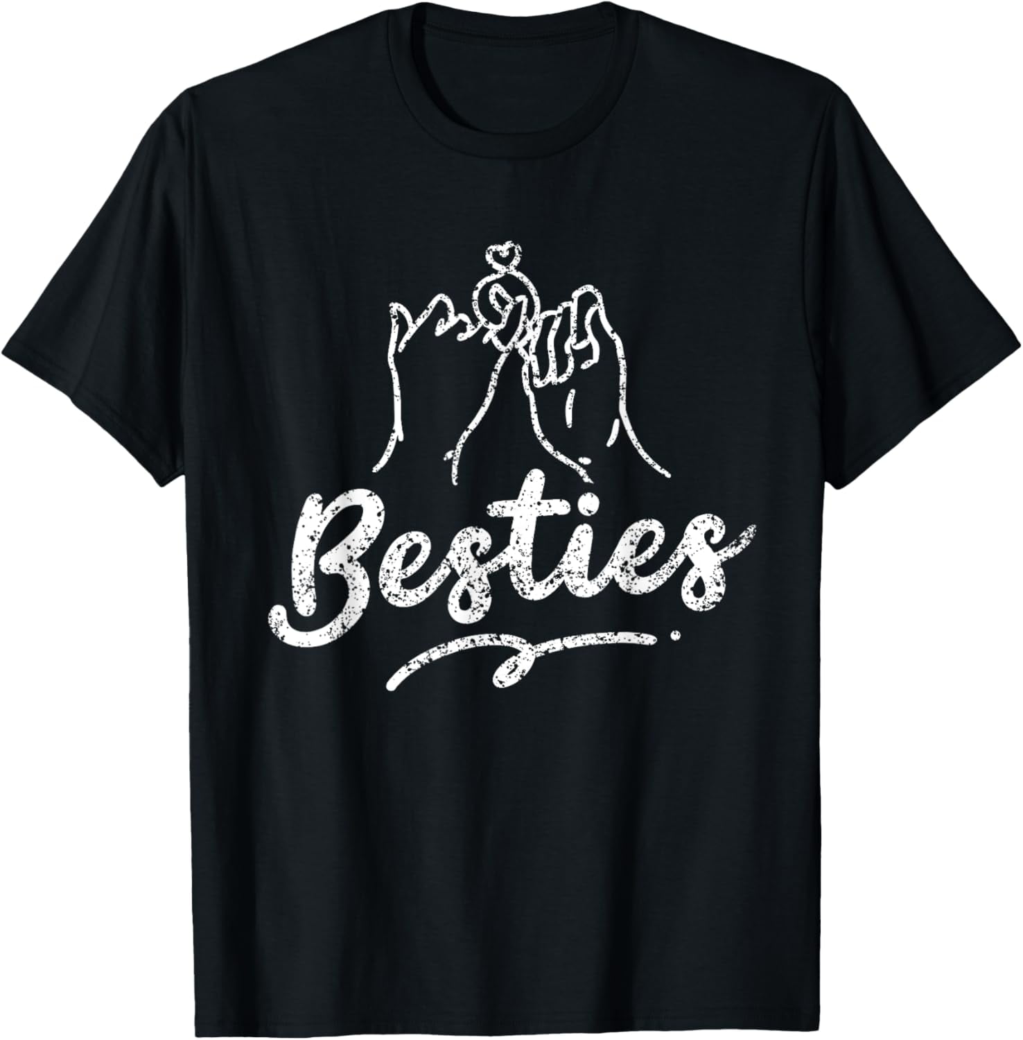 Besties Bestie Friendship Best Friend Cute Besties T-Shirt - Walmart.com