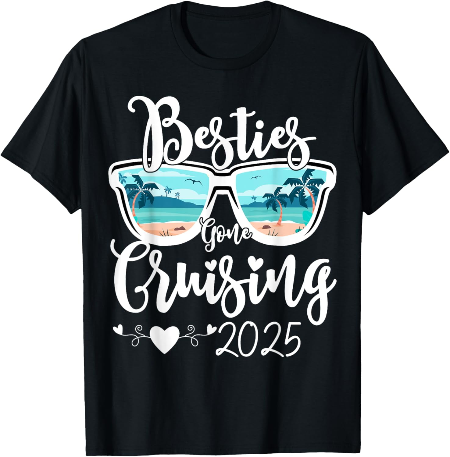 Besties Gone Cruising 2025 Girls Matching Women Cruise T-Shirt ...