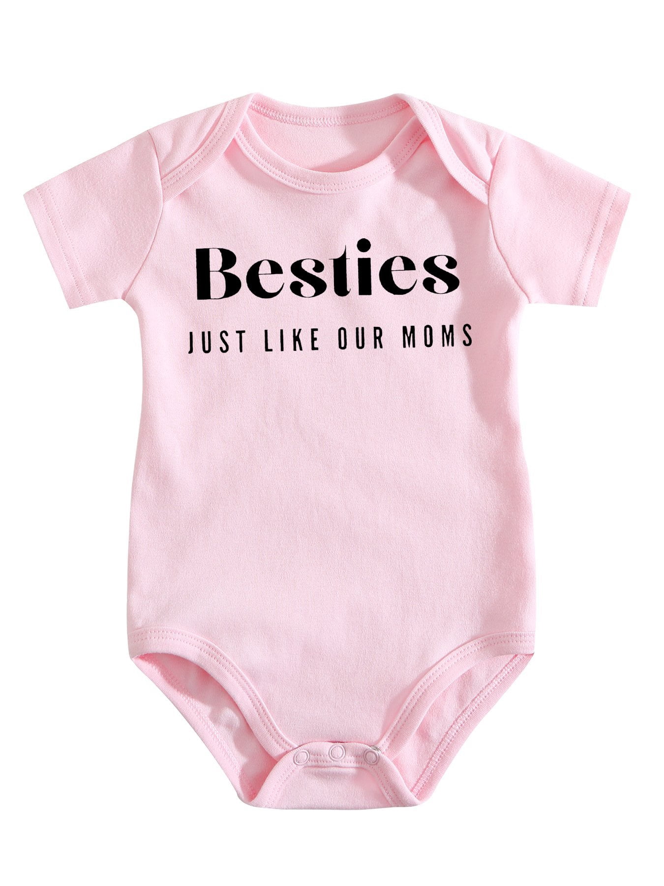 Besties Just Like Our Moms Baby Girls Boys Bodysuit Newborn Onesie ...