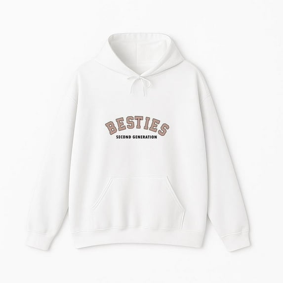 Besties Second Generation Fun Friendship Family Themed Graphic Print ...