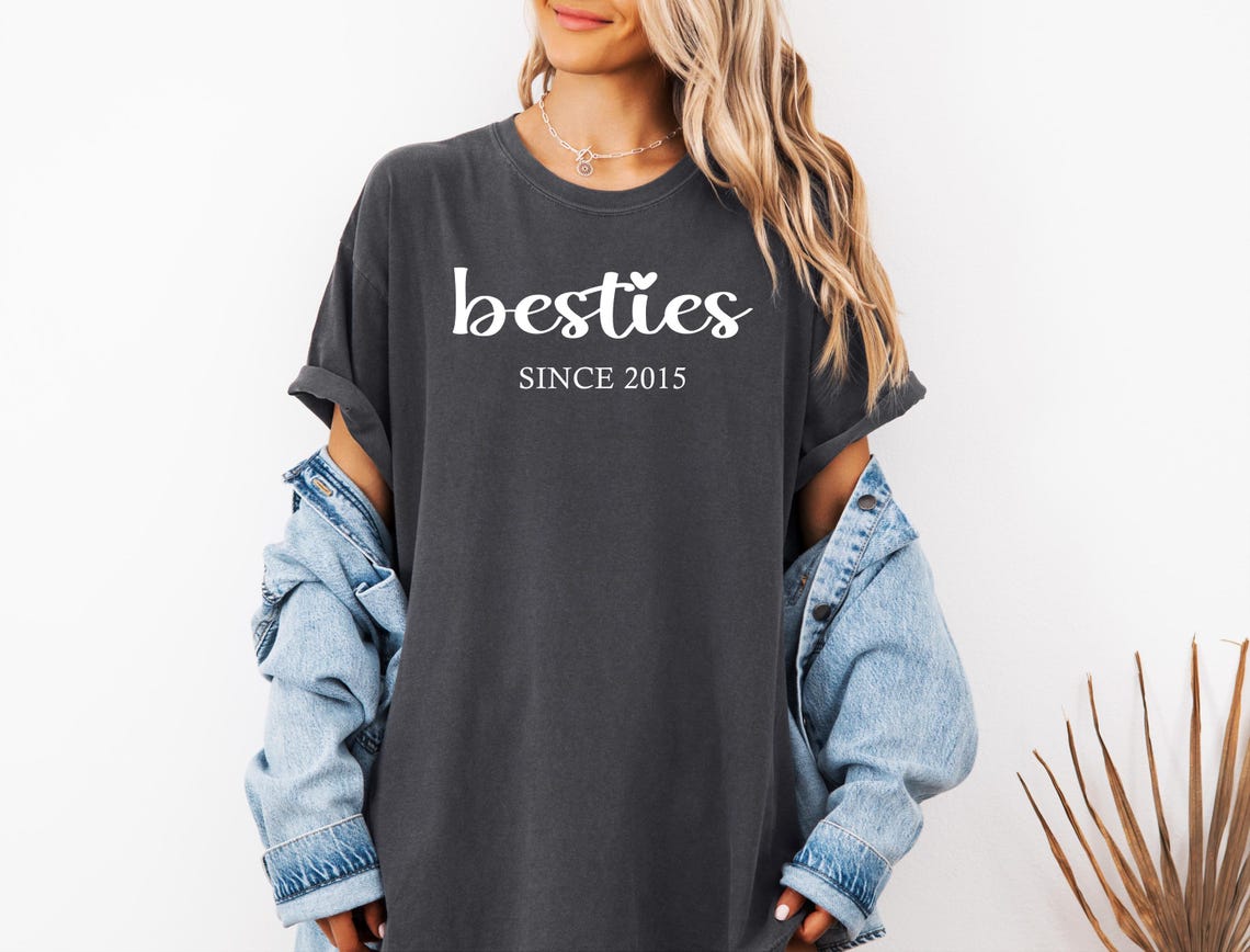 Besties T-Shirt, Custom Besties Shirt, Besties Clothing, Best Friends T ...