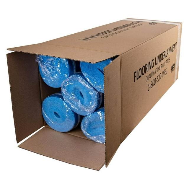 Bestlaminate Blue Vapor 3-in-1 Flooring Underlayment Bundle - 500sf - 5 ...