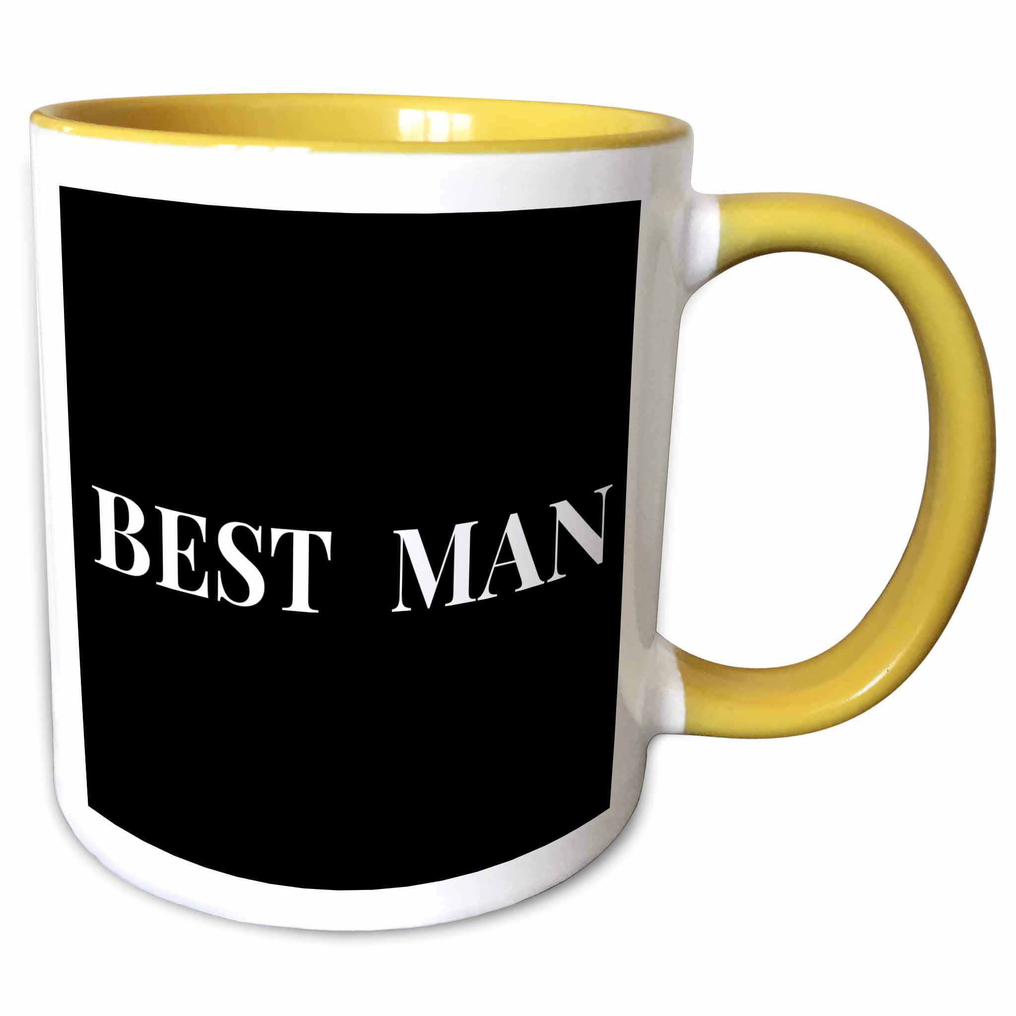 3drose, Bestman. Bold White Lettering on a Black Background., 15oz Two ...