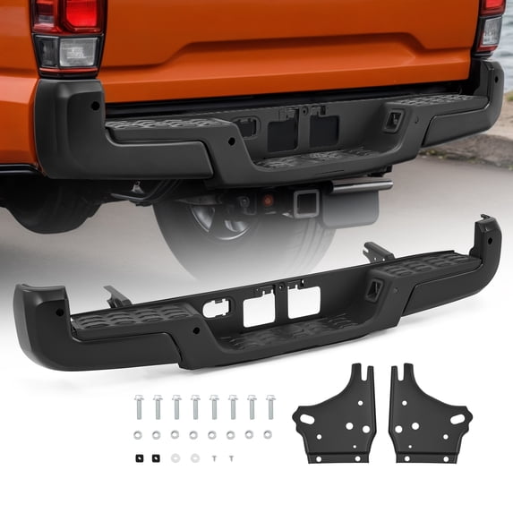 Besto Rear Step Bumper For 2016-2023 Toyota Tacoma Steel Replacement ...