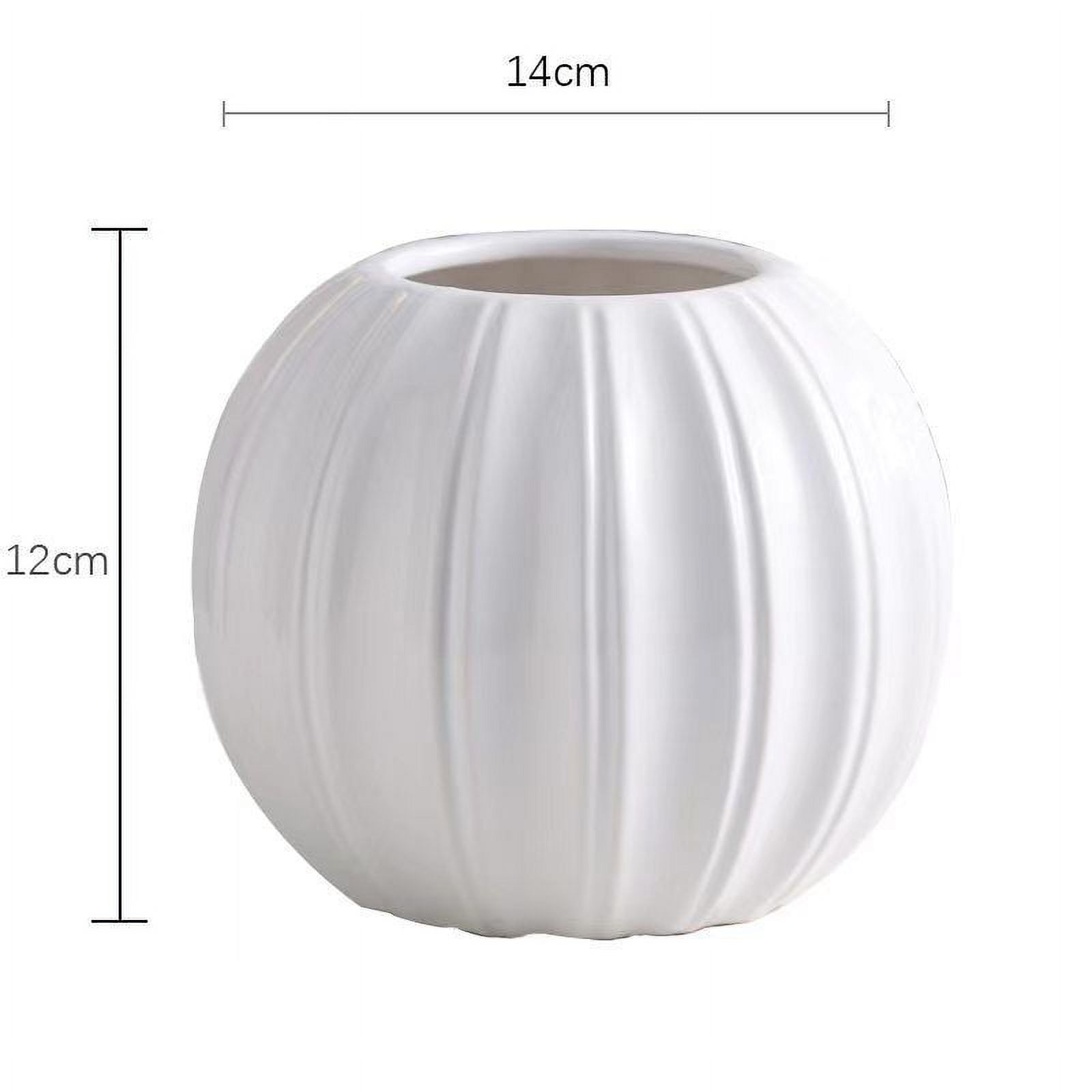 RENACLIPY Small Flower Vase Ceramic White 1Pcs - Walmart.com
