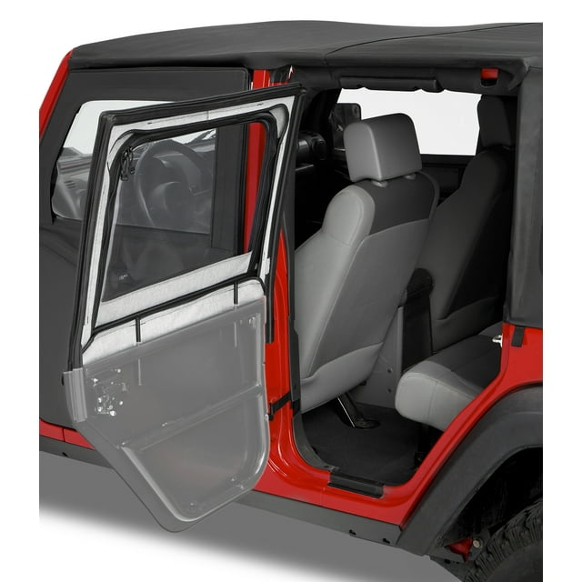Bestop - 51793-35 - HighRock 4x4 Element Upper Fabric Half Doors ...