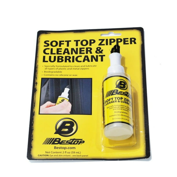 Bestop Soft Top Zipper Cleaner and Lubricant - Walmart.com
