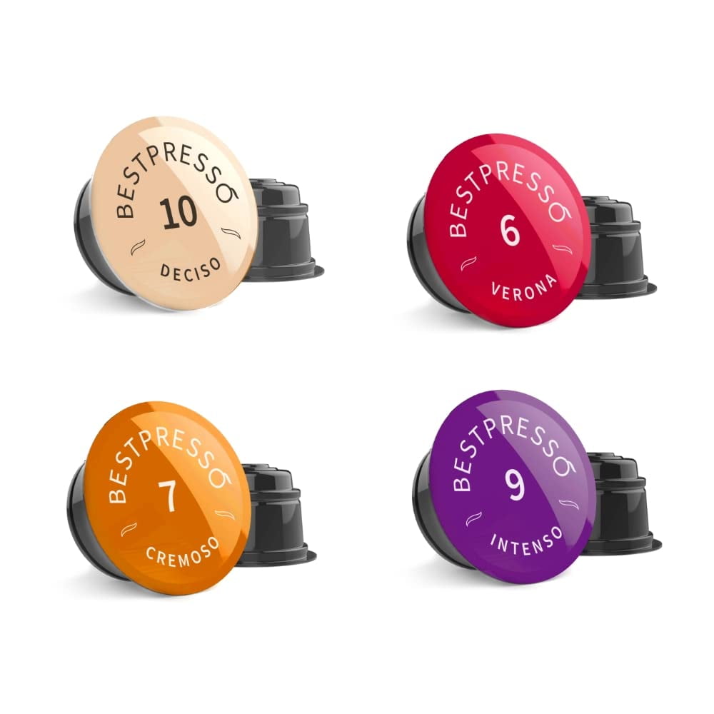 Bestpresso Coffee capsules SCH4 compatible with Starbucks Verismo, Caffitaly, CBTL, K-fee ...
