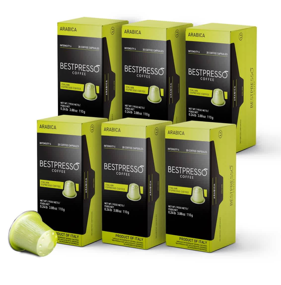 Bestpresso Coffee for OriginalLine Machine 120 pods Certified Genuine ...