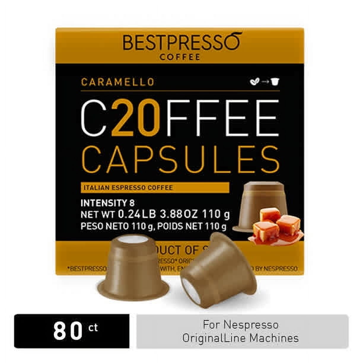 Bestpresso Coffee Capsules for Nespresso OriginalLine, 80 Pods ...