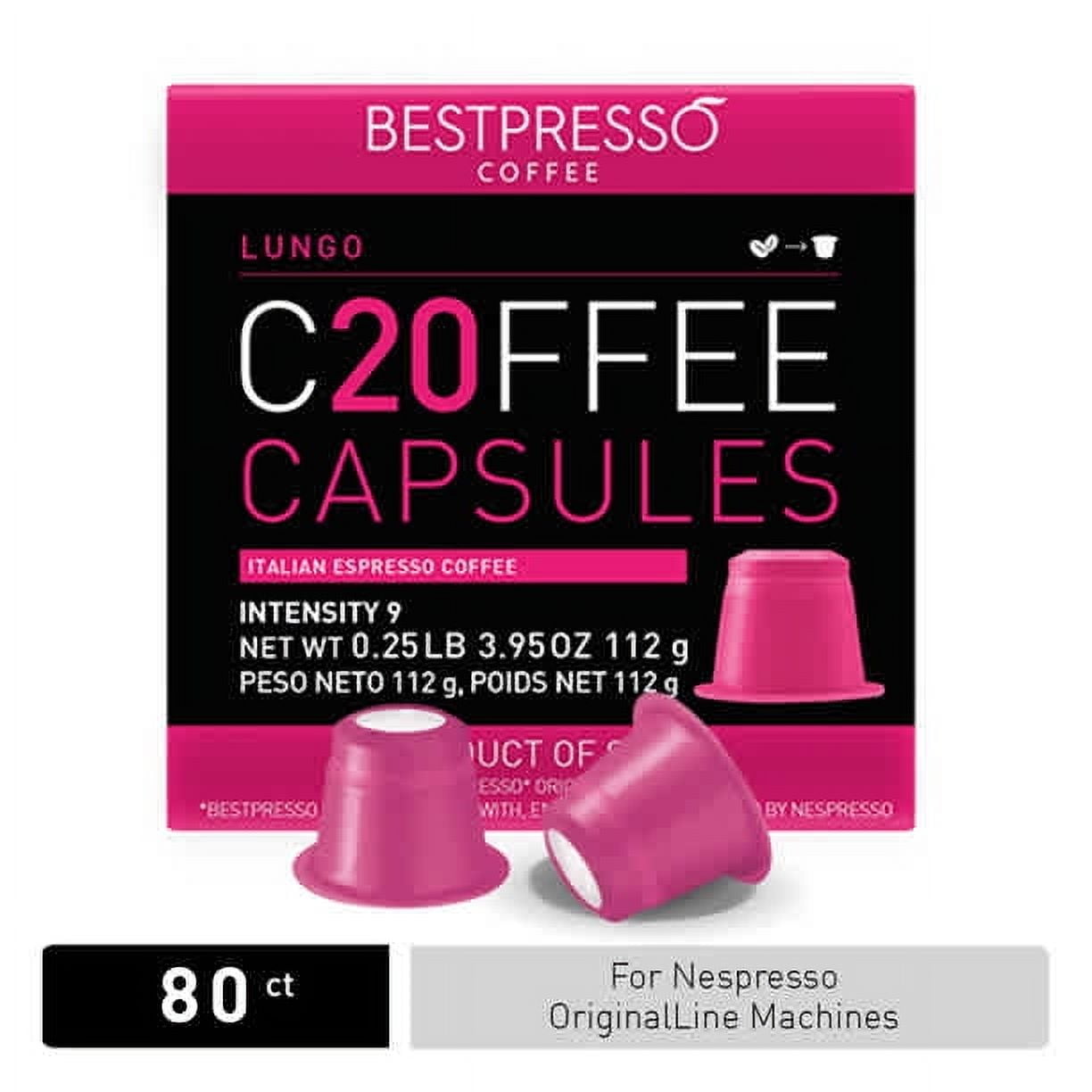 Bestpresso Coffee for OriginalLine Machine 80 pods Certified Genuine ...