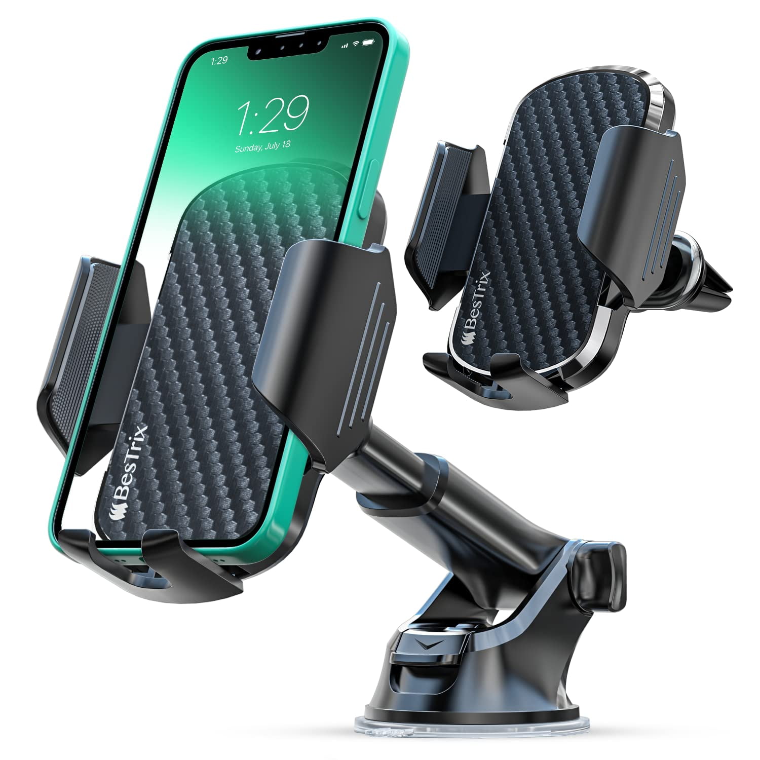 Bestrix 3-in-1 Universal Car SSF20 Phone Mount Holder - Strong Suction ...