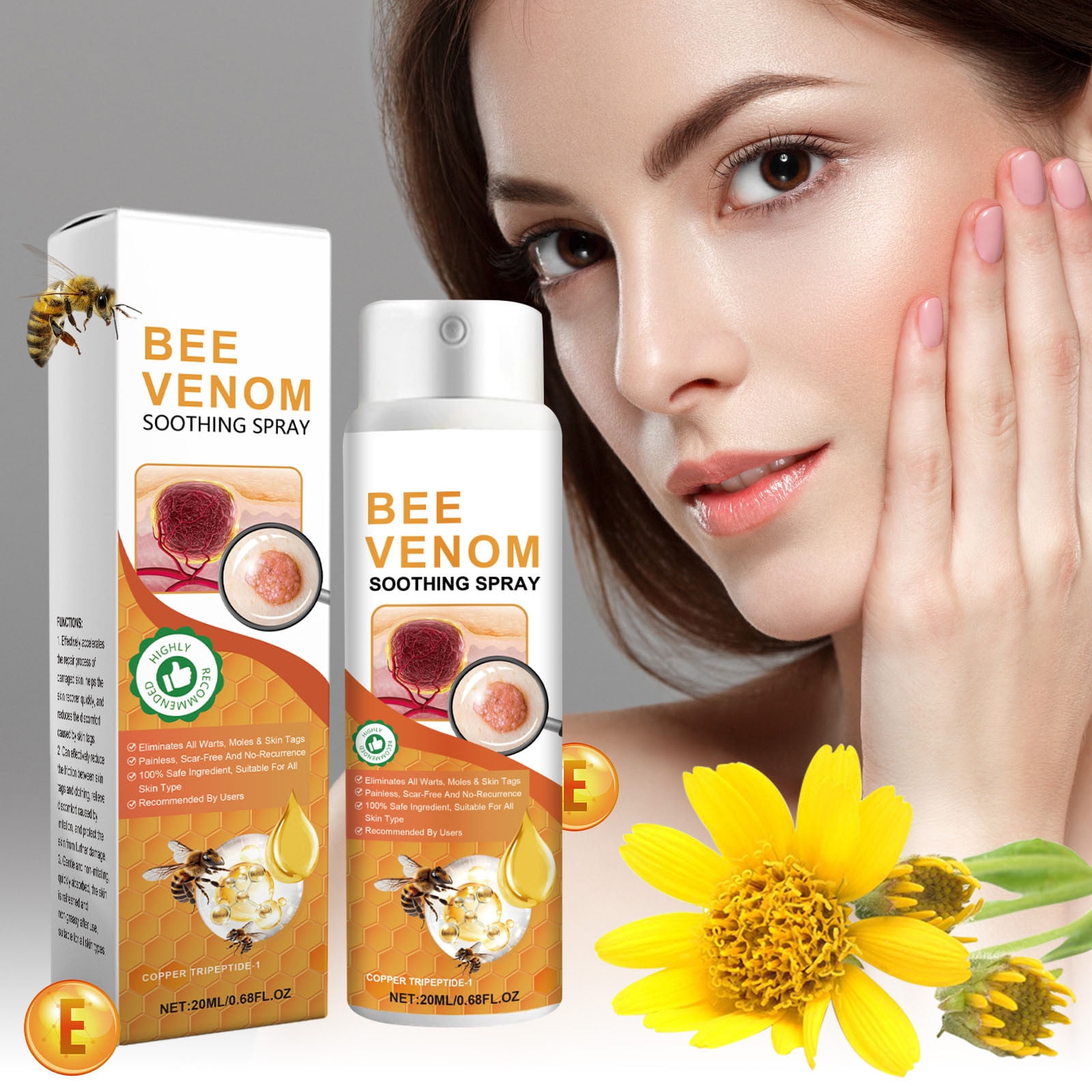 Bestseller 20ml Soothing Spray Spray For Skin Tags Or Warts The ...