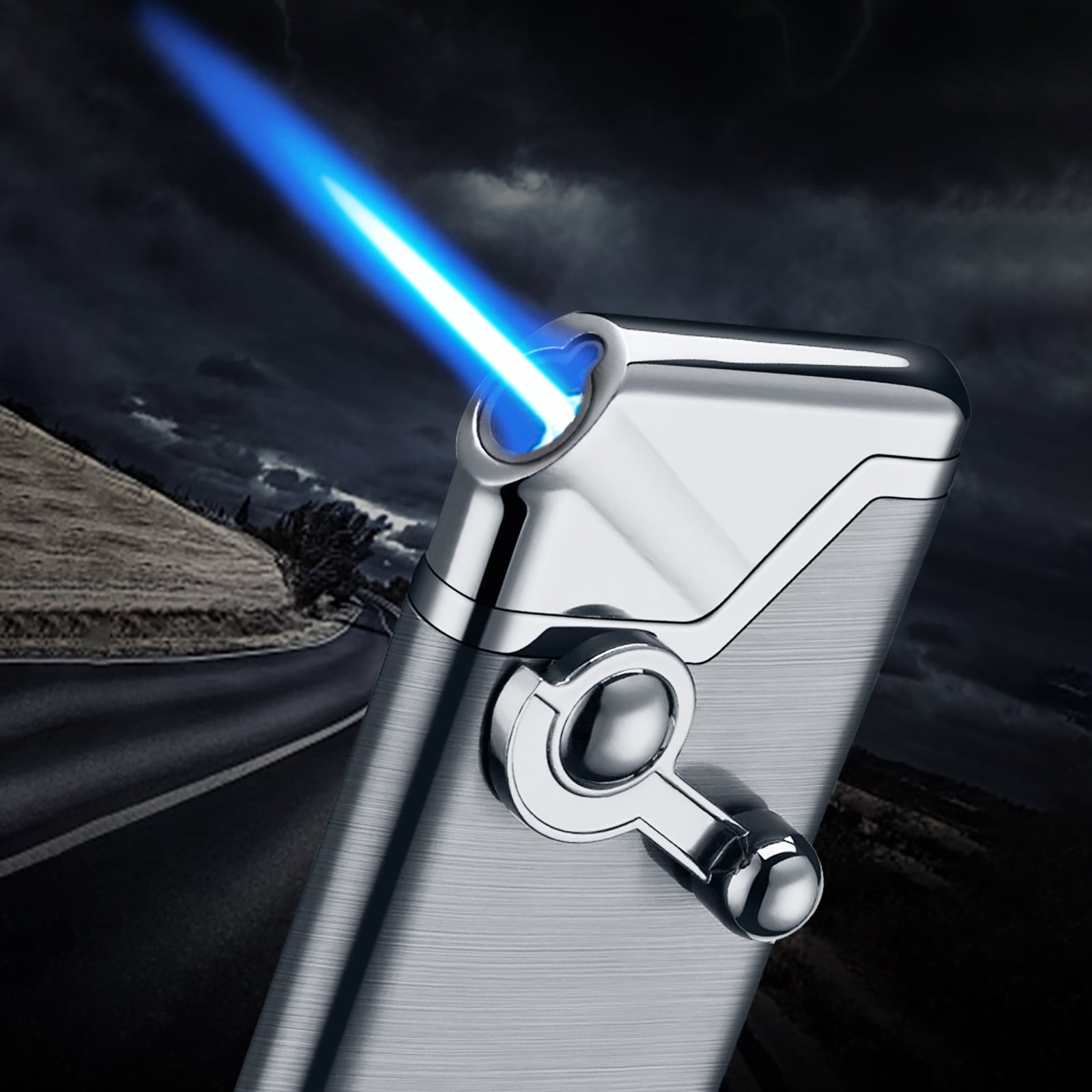 Akmoler Fire Rocker Inflatable Blue Flame Windproof Outdoor Home Decor ...