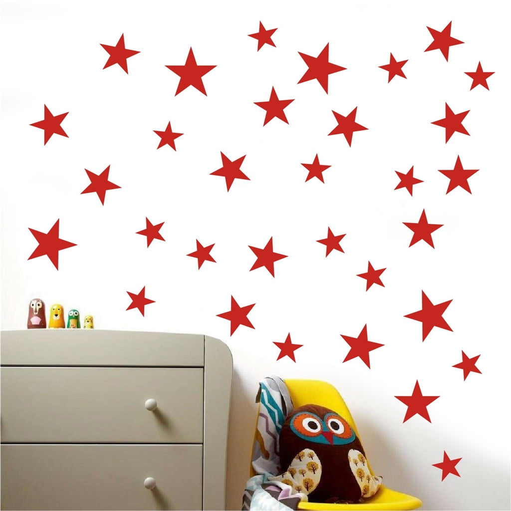 Bestselling, Mixed Size Stars Wall Stickers, Decal Art, Vinyl ...