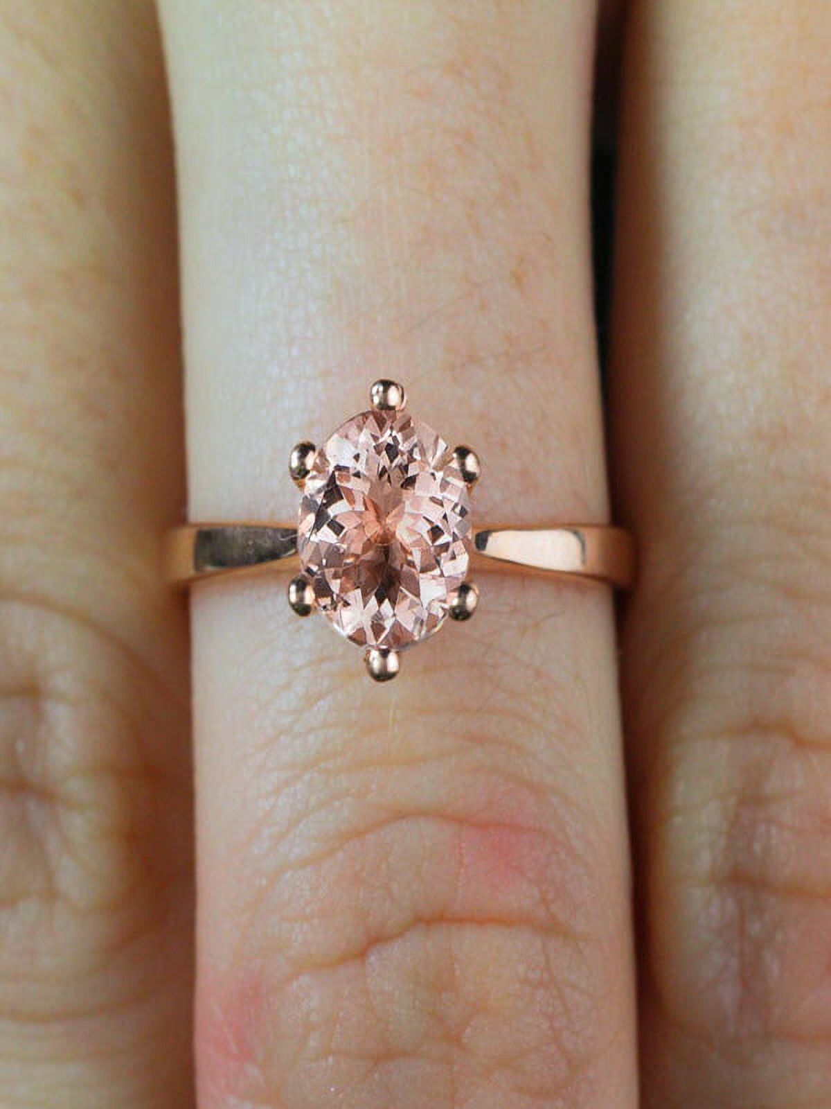 Huge Sale 1.50 Carat Morganite (Round cut Morganite) Diamond Halo ...