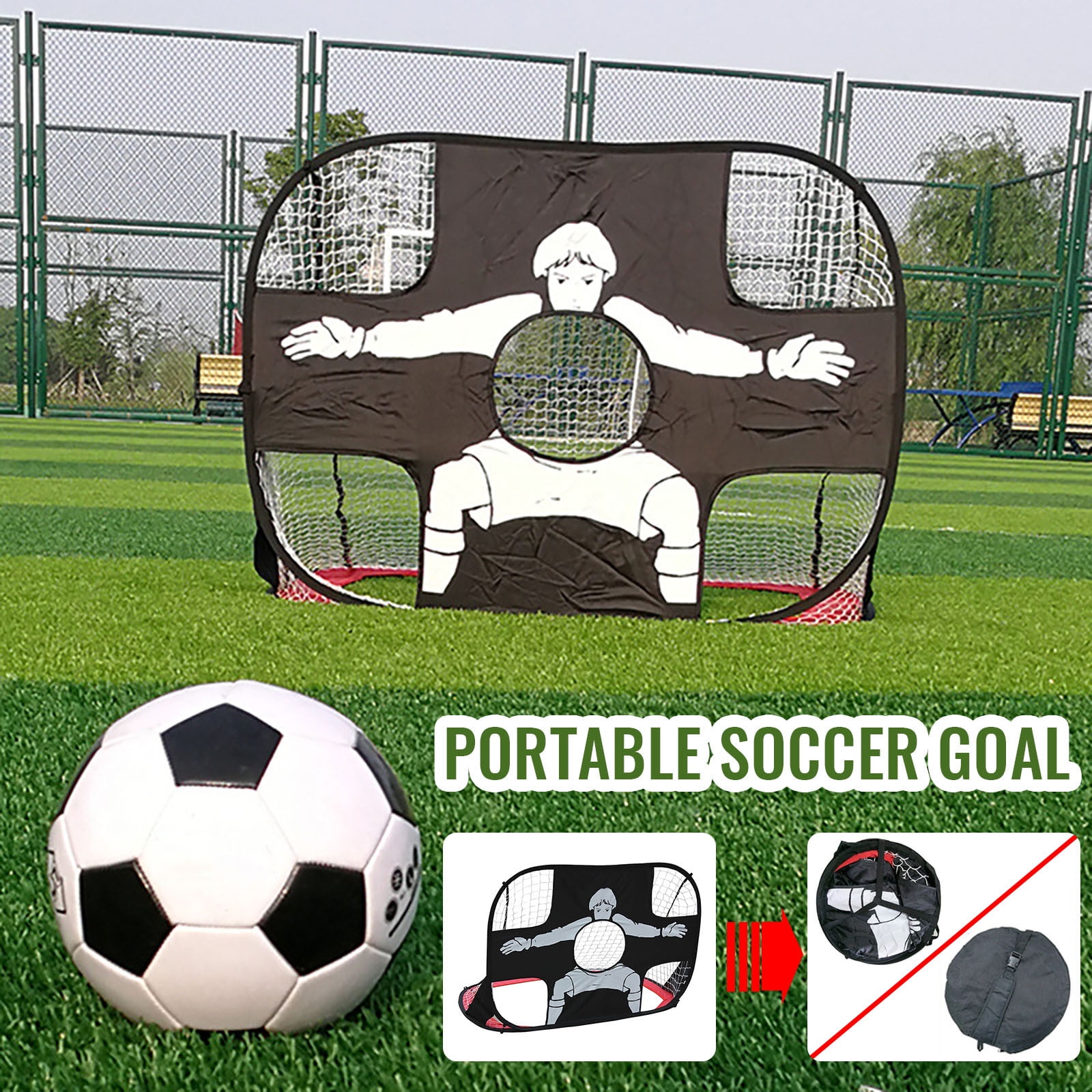 Bestselling, Portable Football Goal, Foldable Training Net, Lightweight ...