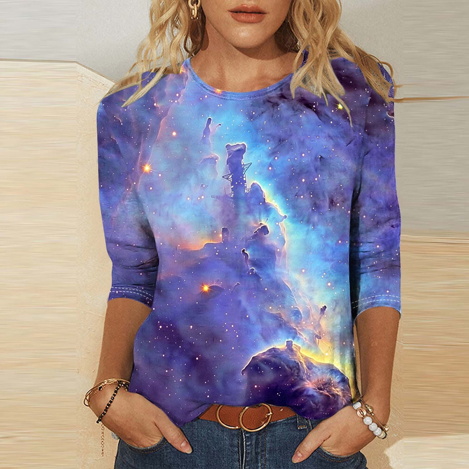 Bestselling, Women Tops Summer, Women's Fashion T-shirt, Printed Blouse ...