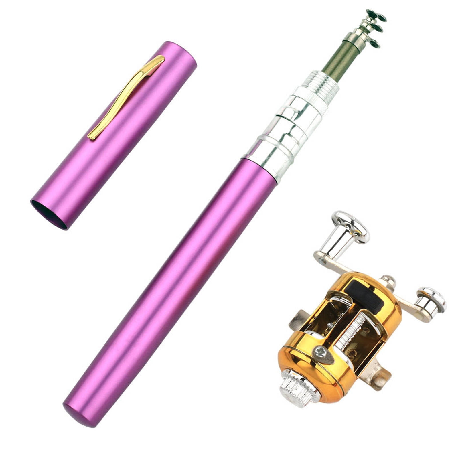 Bestsky Collapsible Fishing Rod,Fountain Pen Design Fishing Pole ...