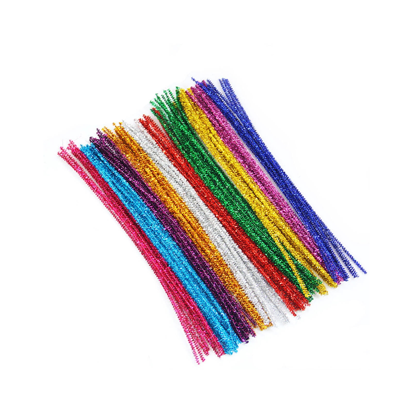Bestsky Pipe Cleaner Glittery Twist Yarn For Crafts Pipe Cleaners Craft ...