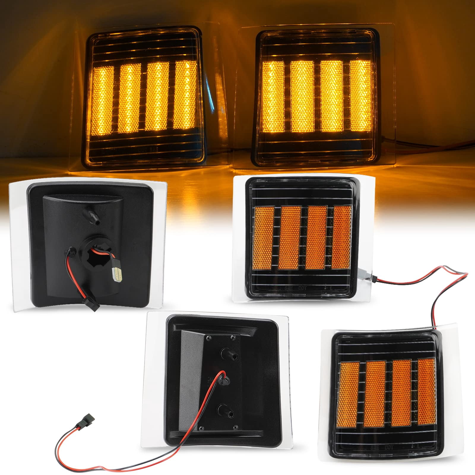 Bestview LED Front Corner Light for Chevy C/K C10 1500 2500 3500 ...